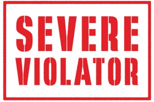 OSHA Violations 2013, Detailed: Serious vs. Willful